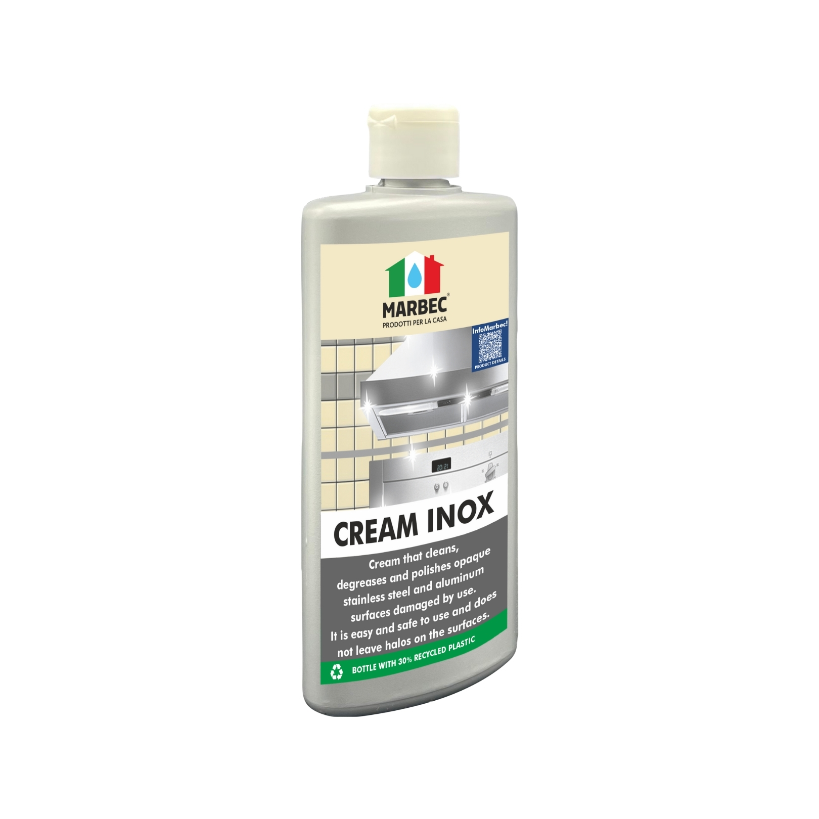 Cream for stainless steel : Polishes and Removes Scratches